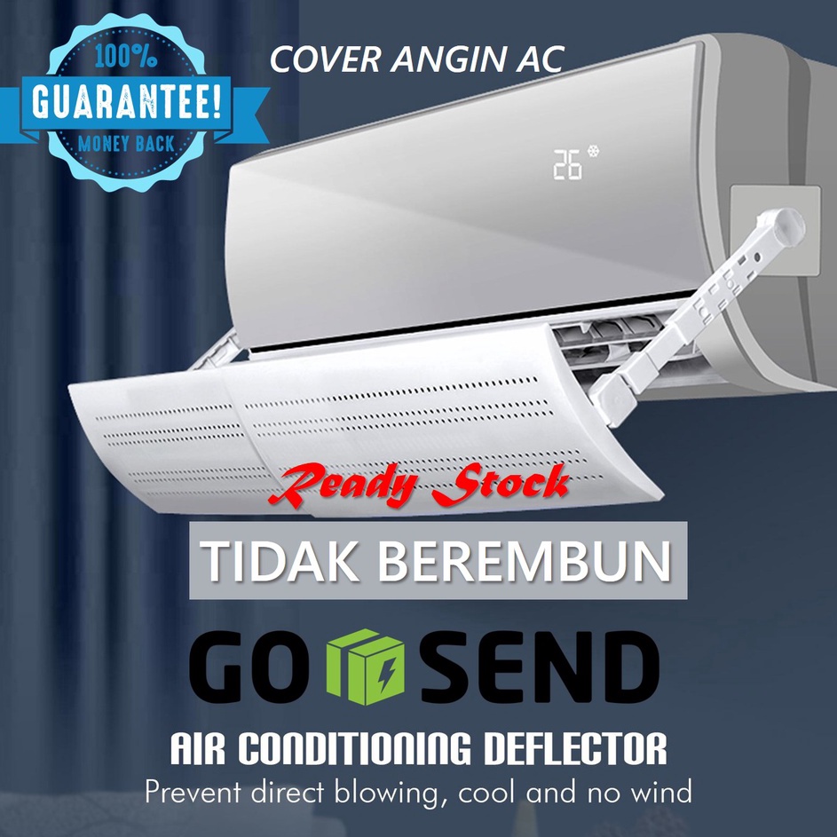 Jual Reflector Reflektor Acrylic Akrilik Penahan Angin Talang AC Air ...