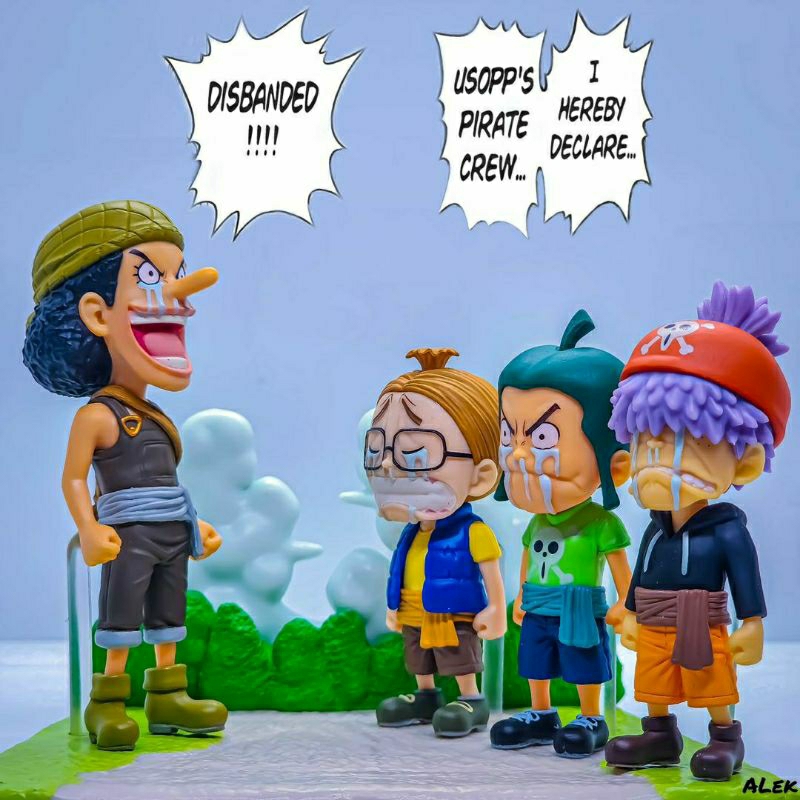 Jual Mini Figure Usopp & Crew One Piece Stories Memory Wcf | Shopee ...