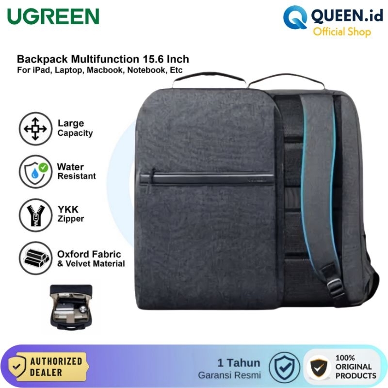 Jual UGREEN Urban Backpack Tas Ransel Multifungsi 15.6" WaterProof Bag ...