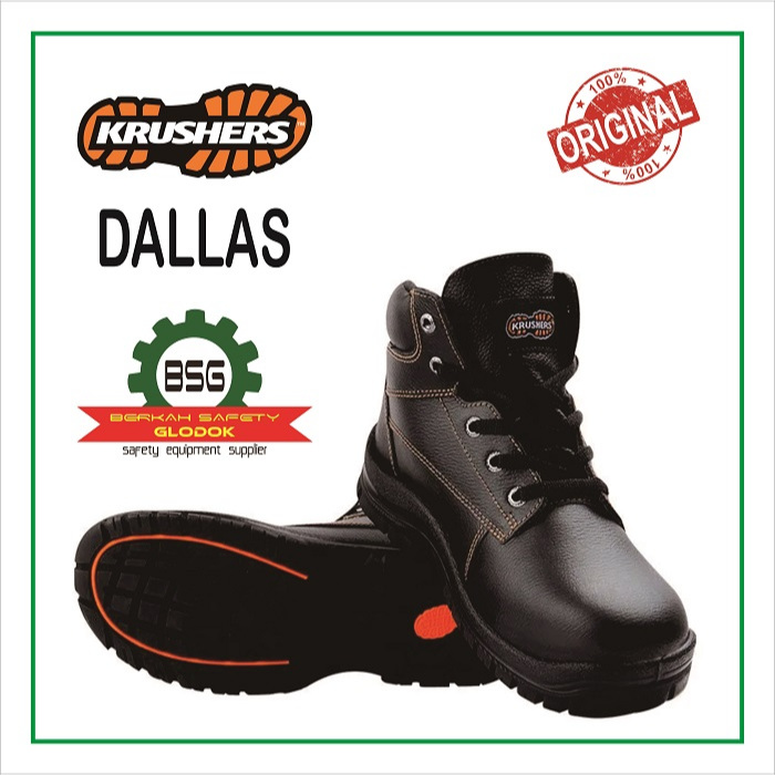Jual Sepatu Safety Krushers DALLAS Original | Sepatu Kerja Krushers ...