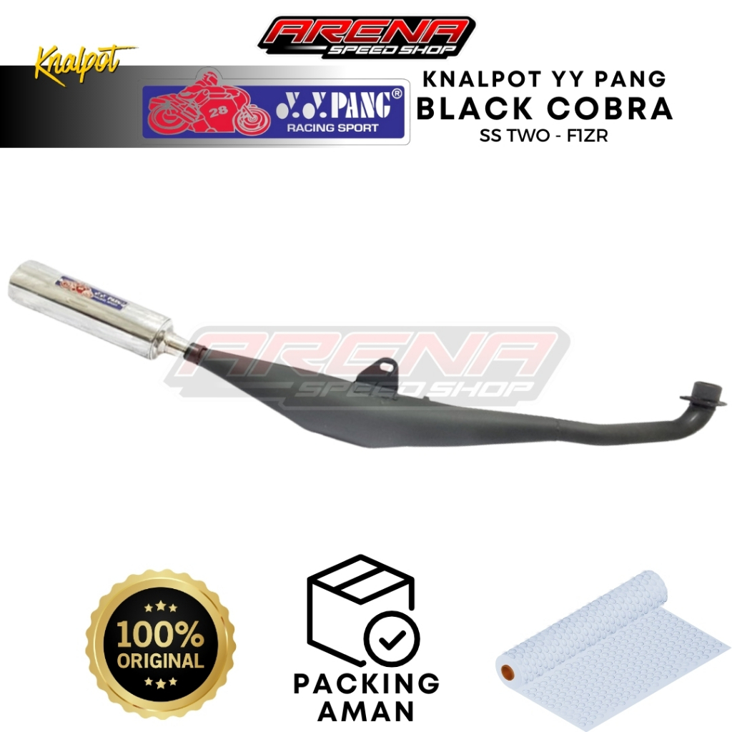 Jual YY Pang Black Cobra SS Two - Knalpot Standar Racing F1ZR Force 1 ...