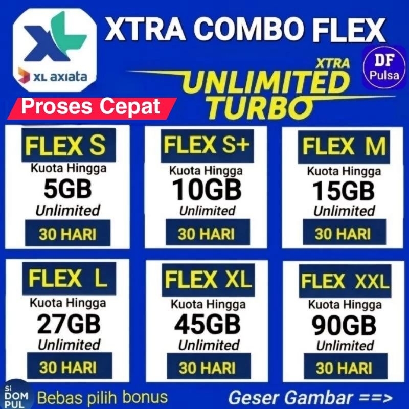 Jual PAKET DATA XL XTRA COMBO FLEX | Shopee Indonesia