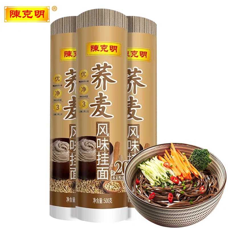 Jual Mie Soba Chen Keming 500 gram | Mie Gandum 陈克明面 I Mie Rendah ...