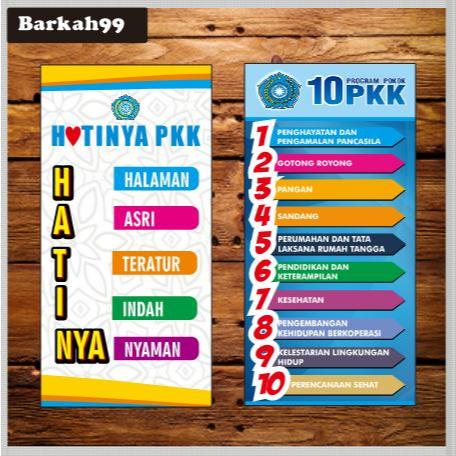 Jual 10 Program PKK / Hatinya PKK ( Banner / Spanduk ) | Shopee Indonesia