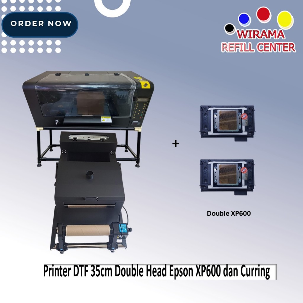 Jual Printer DTF A3 35cm Double Head Epson XP600 dan Curing | Shopee Indonesia