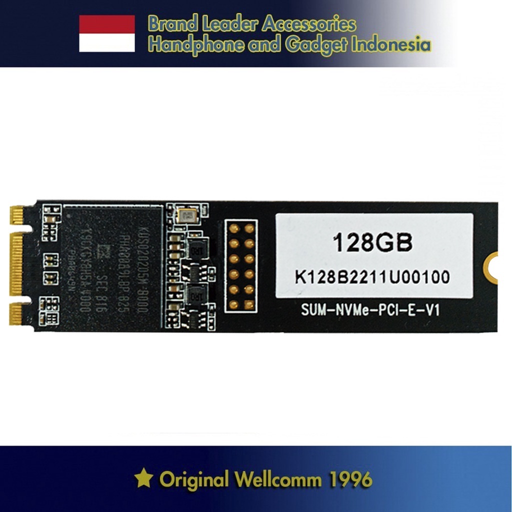 Jual Wellcomm SSD Master M.2 PCie NVMe 128 GB 256 GB 512 GB 1 TB / SSD ...