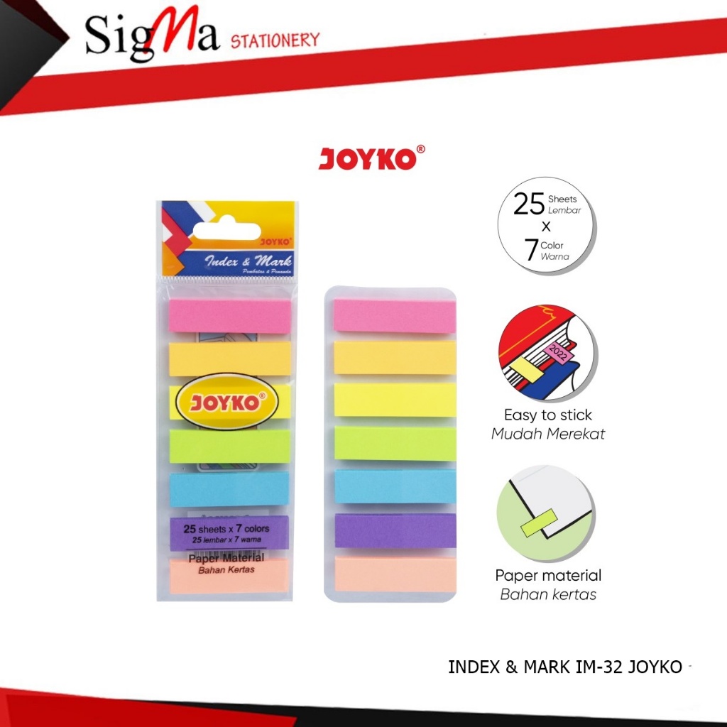 Jual STICKY NOTE JOYKO/MEMO INDEX IM-32 | Shopee Indonesia