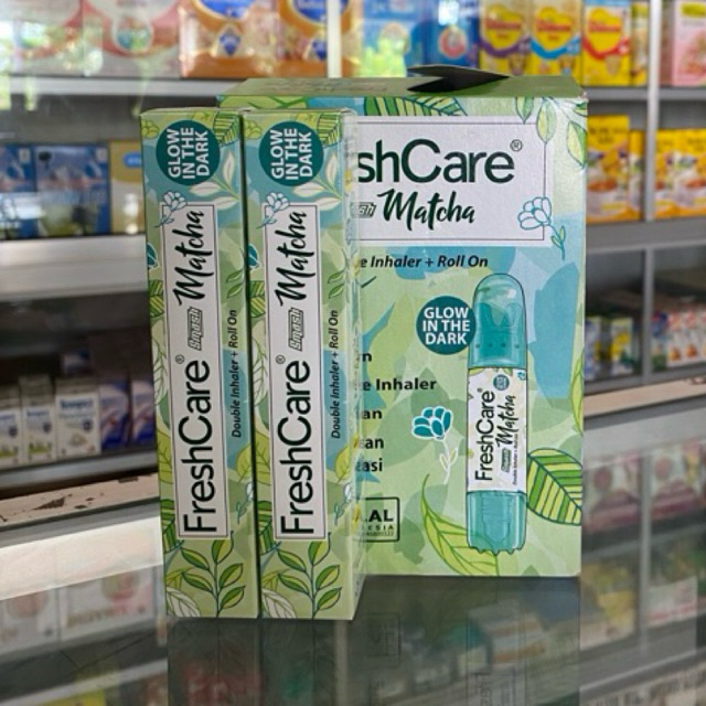 Jual FRESH CARE SMASH MATCHA DOUBLE INHALER 0.9 ML + ROLL ON 8 ML ...