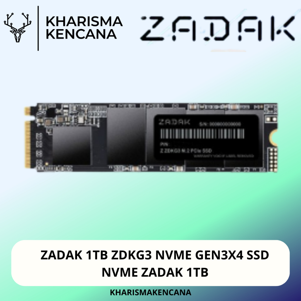 Jual ZADAK 1TB ZDKG3 NVME GEN3X4 SSD NVME ZADAK 1TB | Shopee Indonesia