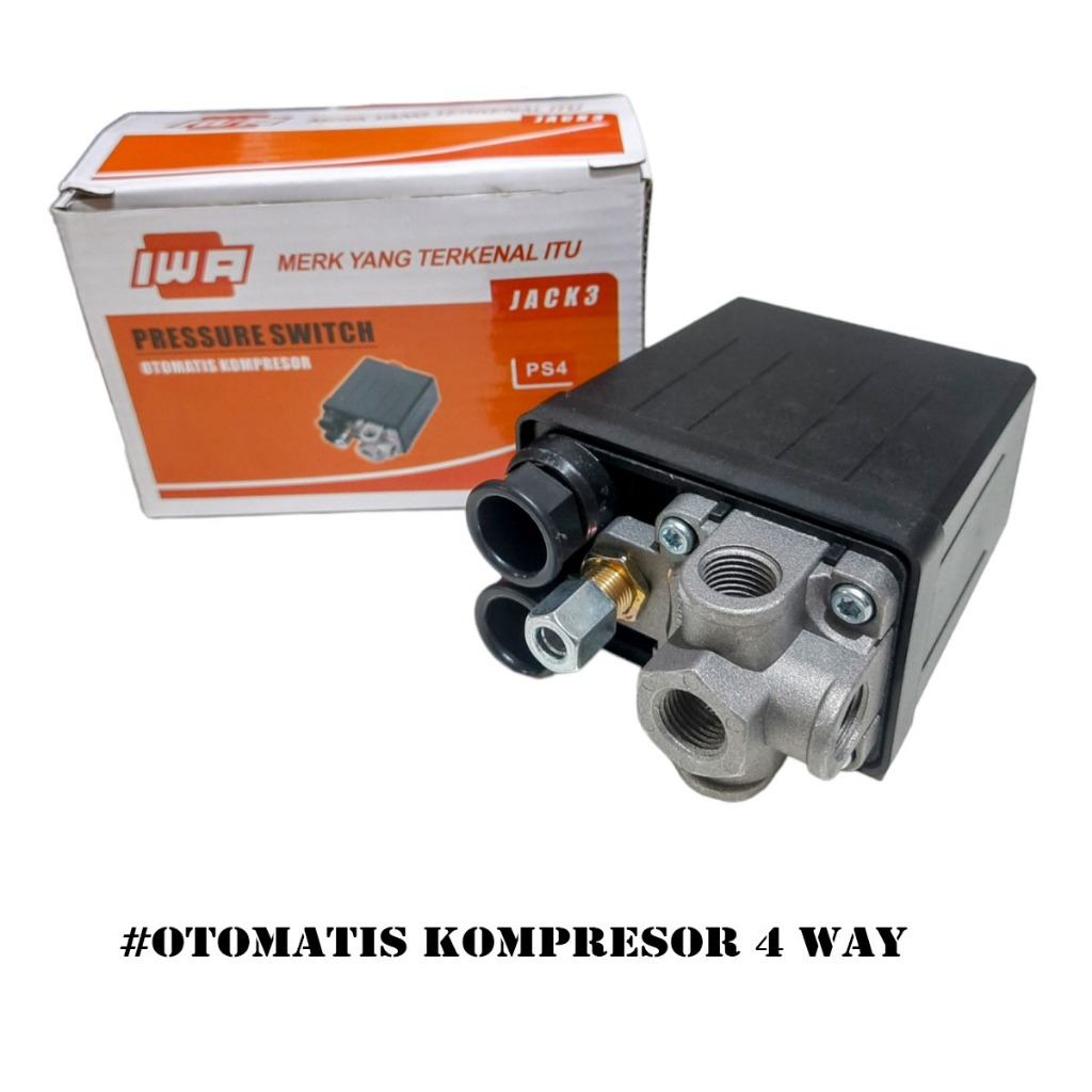 Jual OTOMATIS KOMPRESOR AUTOMATIC PRESSURE SWITCH COMPRESSOR 4 HOLE 4 ...