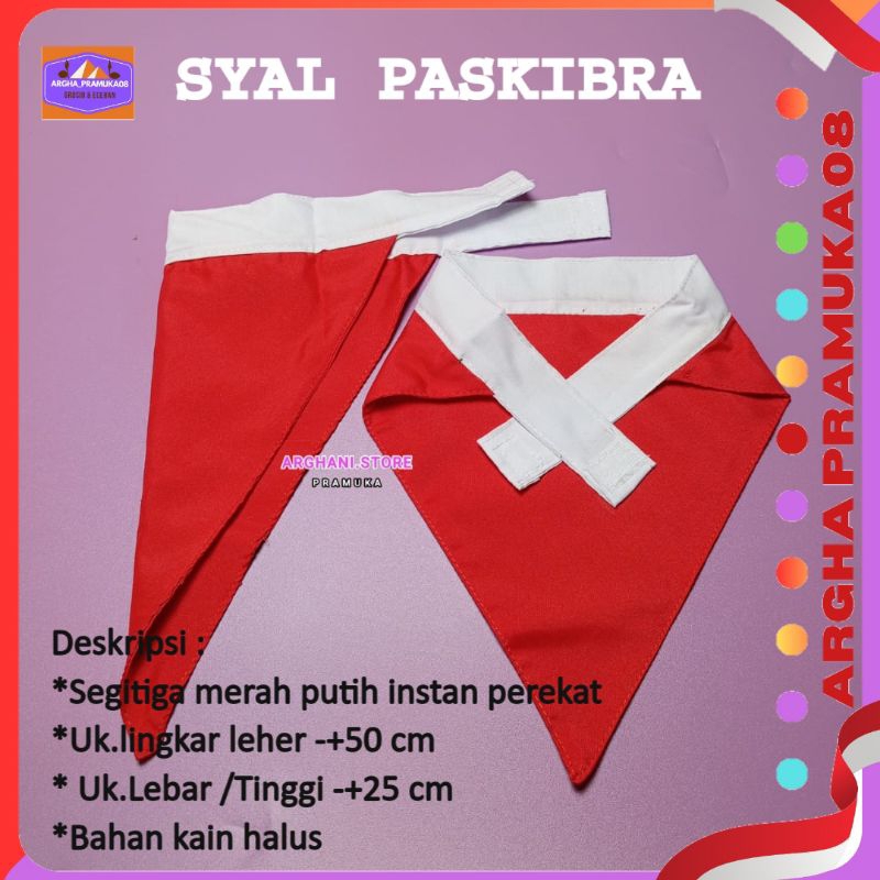 Jual Syal Scraf Paskibra Merah Putih Satuan | Shopee Indonesia
