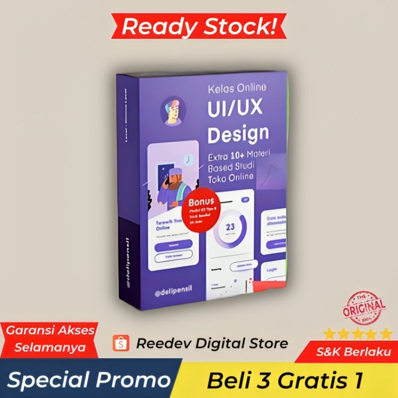 Jual UI UX DESIGN Class Belajar UI Web Design | Shopee Indonesia