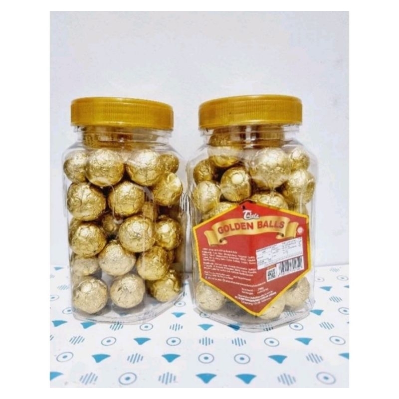 Jual Tobelo Coklat Golden Ball Coklat Bulat (Isi 40 PCS) | Shopee Indonesia