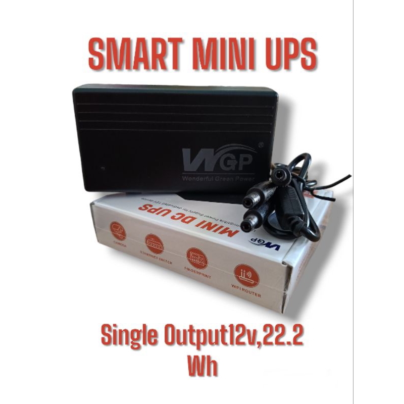 Jual SINGLE OUTPUT - MINI UPS DC BATTERY BACKUP POWER BANK SMART ...