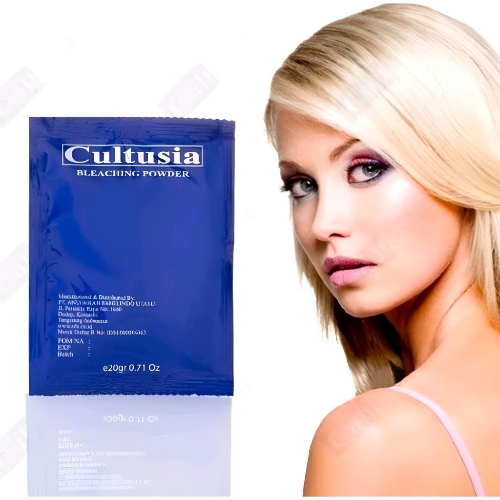 Jual Cultusia Bleaching Powder Sachet 20ml - Bubuk Bleaching Sachet ...