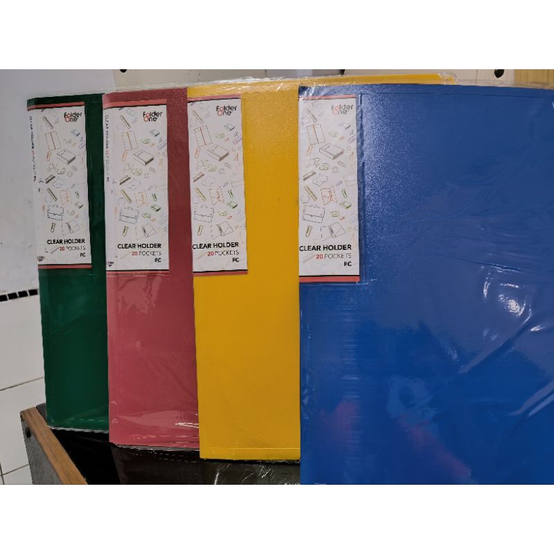 Jual Map clear holder/document keeper/map documen Folder one 40pocket ...
