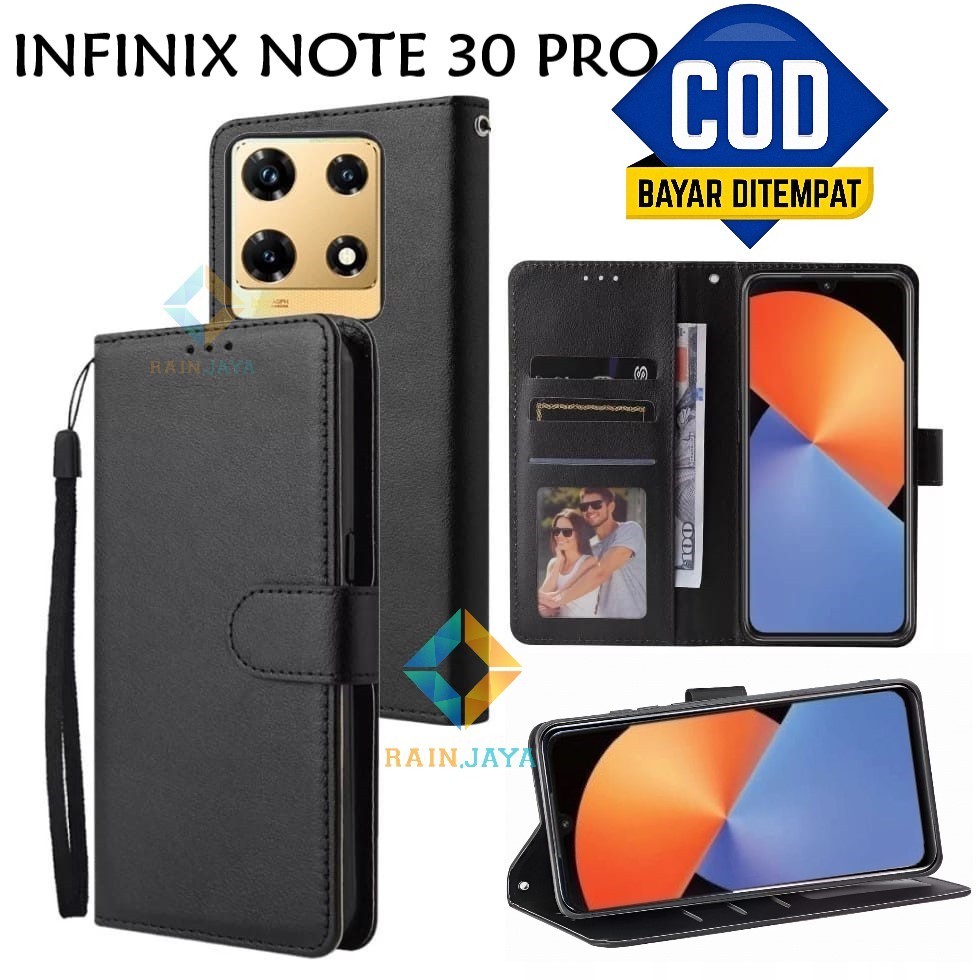 Jual CASING HP INFINIX NOTE 30 PRO MODEL FLIP BUKA TUTUP FLIP WALLET ...