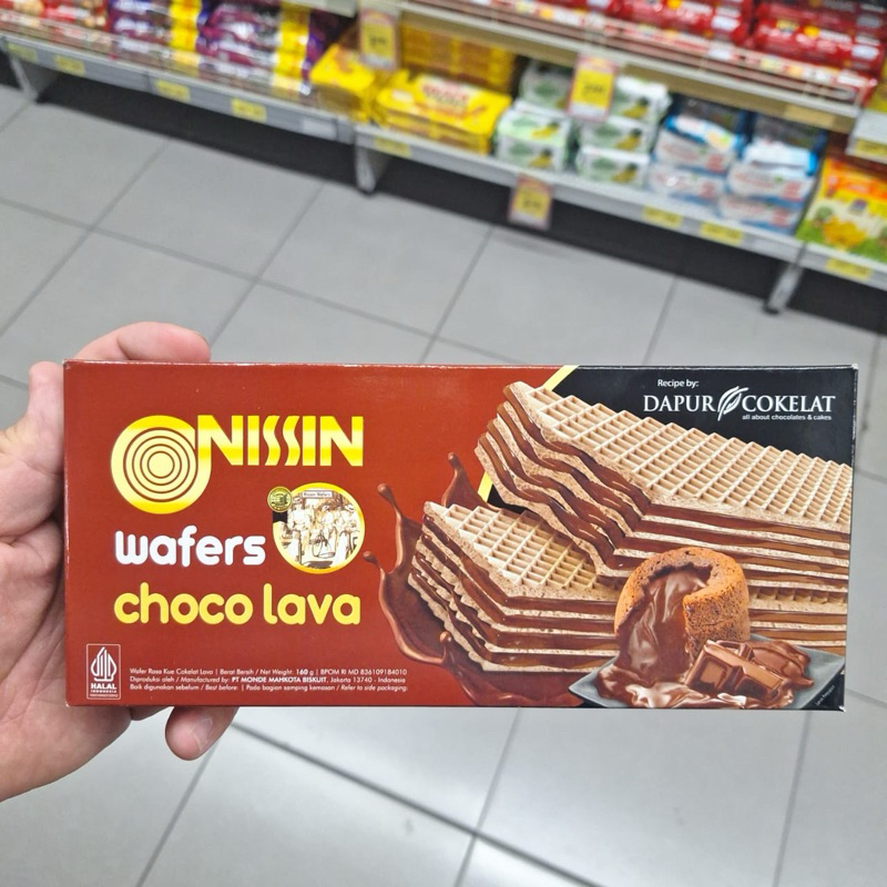Jual Nissin Wafers Choco Lava 160gr box | Shopee Indonesia