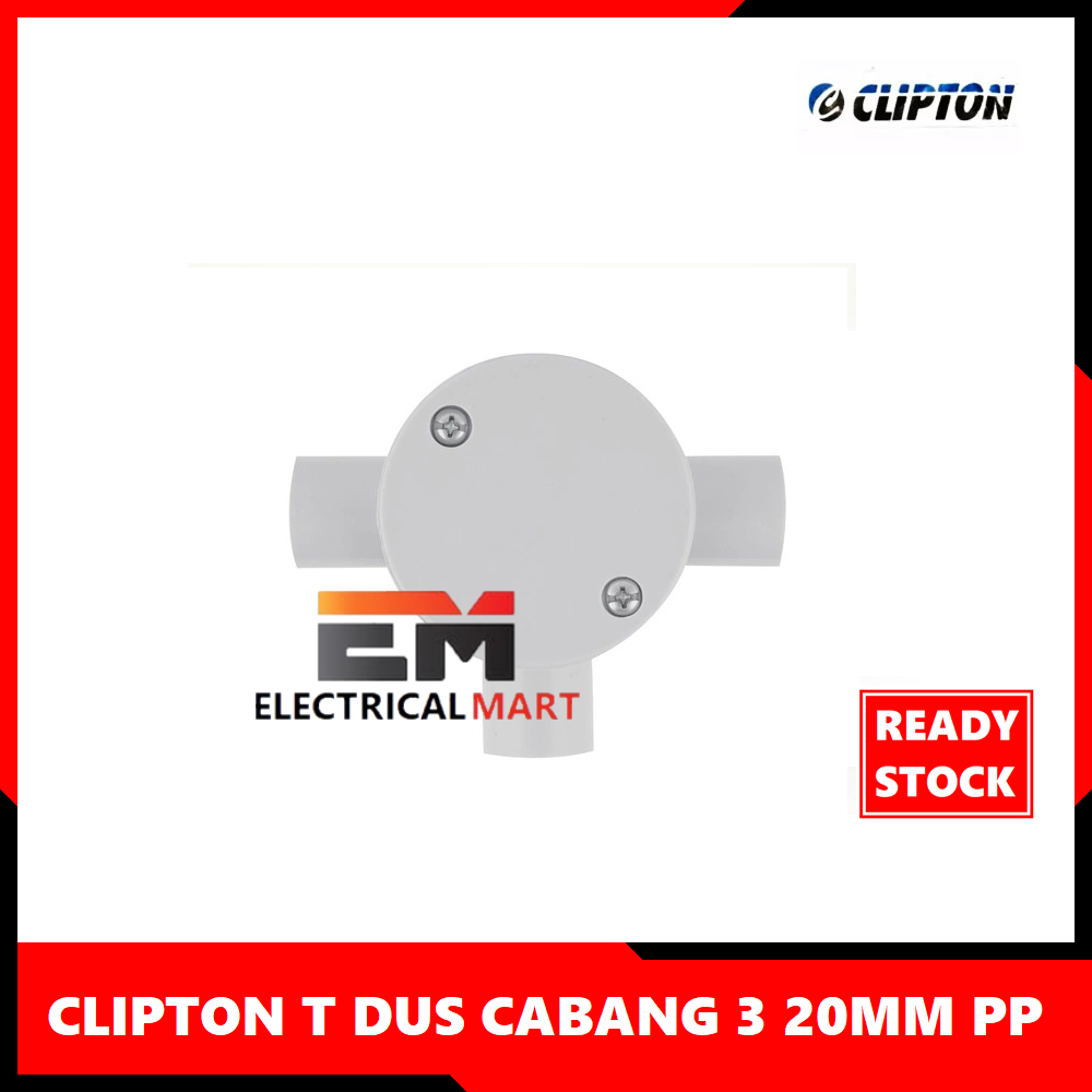 Jual T Dus Cabang 3 20MM Clipton Putih PP T-Dus T-Doos Dos Doos ...