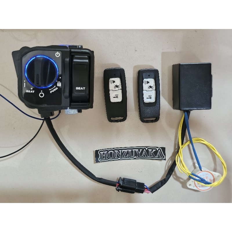 Jual smartkey keyless kontak PCX 160 dapat 2 remot untuk motor honda ...