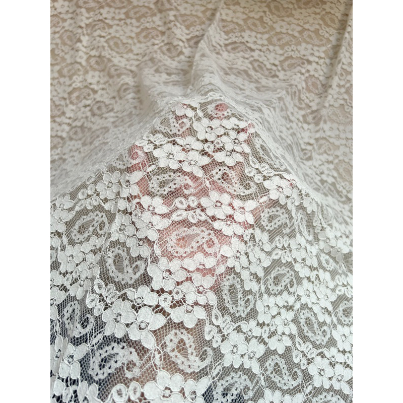 Jual bahan kebaya lace cord luna | Shopee Indonesia