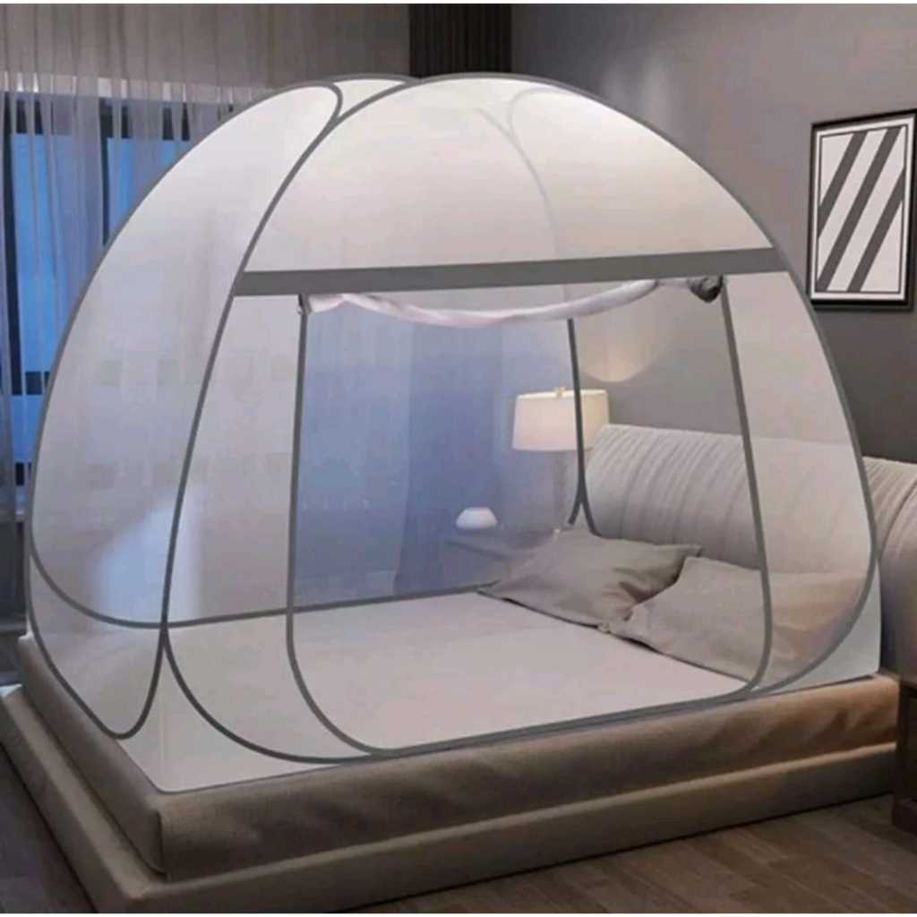 Jual Kelambu Tenda Kelambu Lipat 200x200 Original Tempat Tidur Dewasa ...