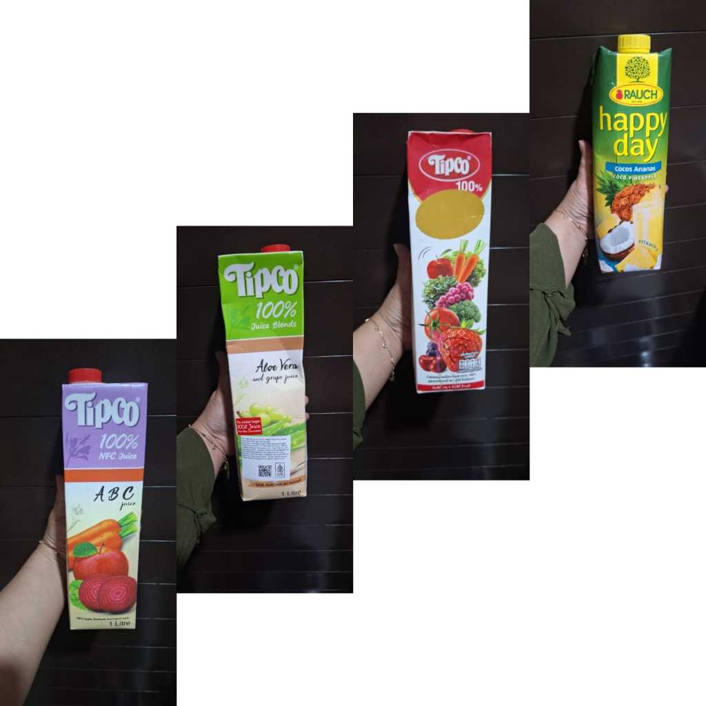Jual TIPCO JUICE 1LT ALL VARIAN // ABC JUICE // ALOE VERA AND GRAPE ...
