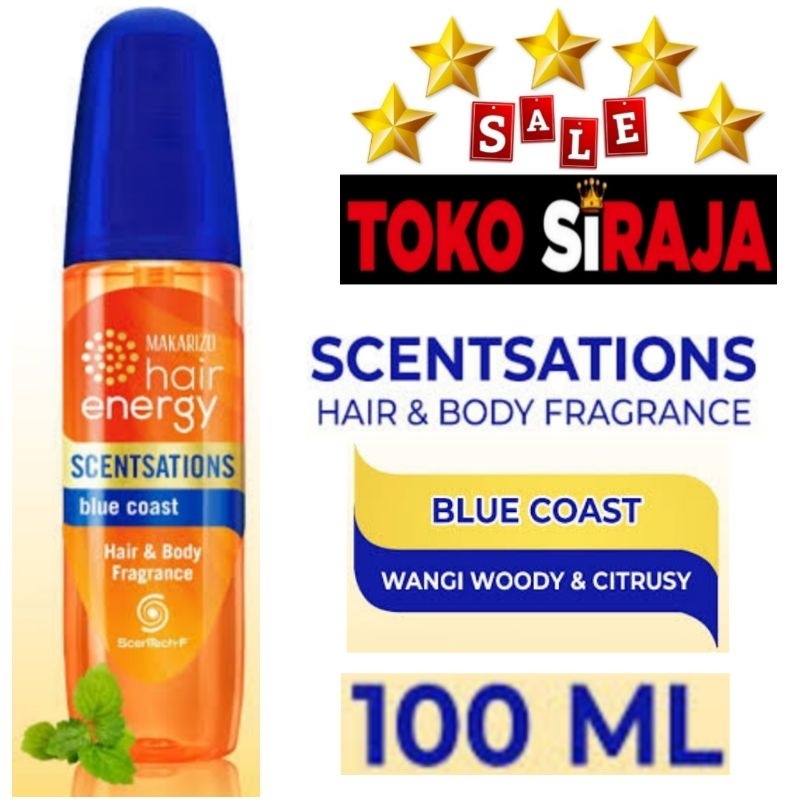 Jual MAKARIZO HAIR ENERGY SCENTSATIONS 100 ML BLUE COAST / HAIR & BODY SPRAY MAKARIZO BLUE COAST ...