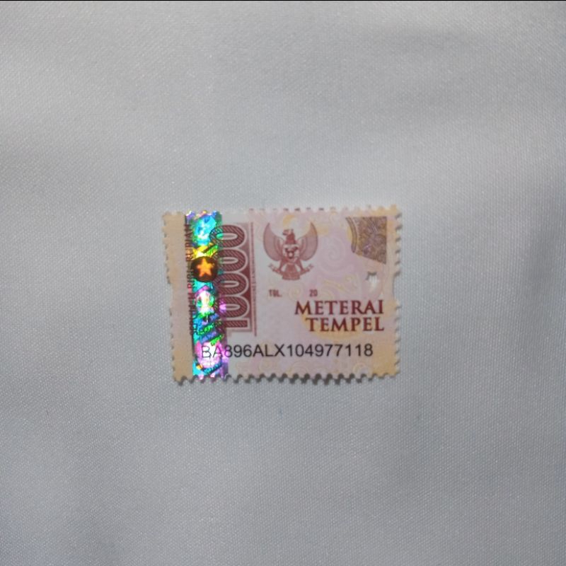 Jual Materai tempel 10000 Asli Original 100% | Shopee Indonesia