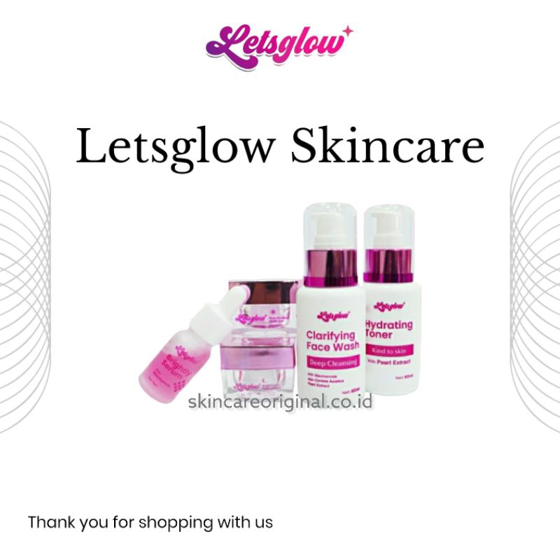 Jual Paket Aiora ,LETSGLOW SKINCARE ORIGINAL (FREE GIFT & RESELLER WELCOME) | Shopee Indonesia