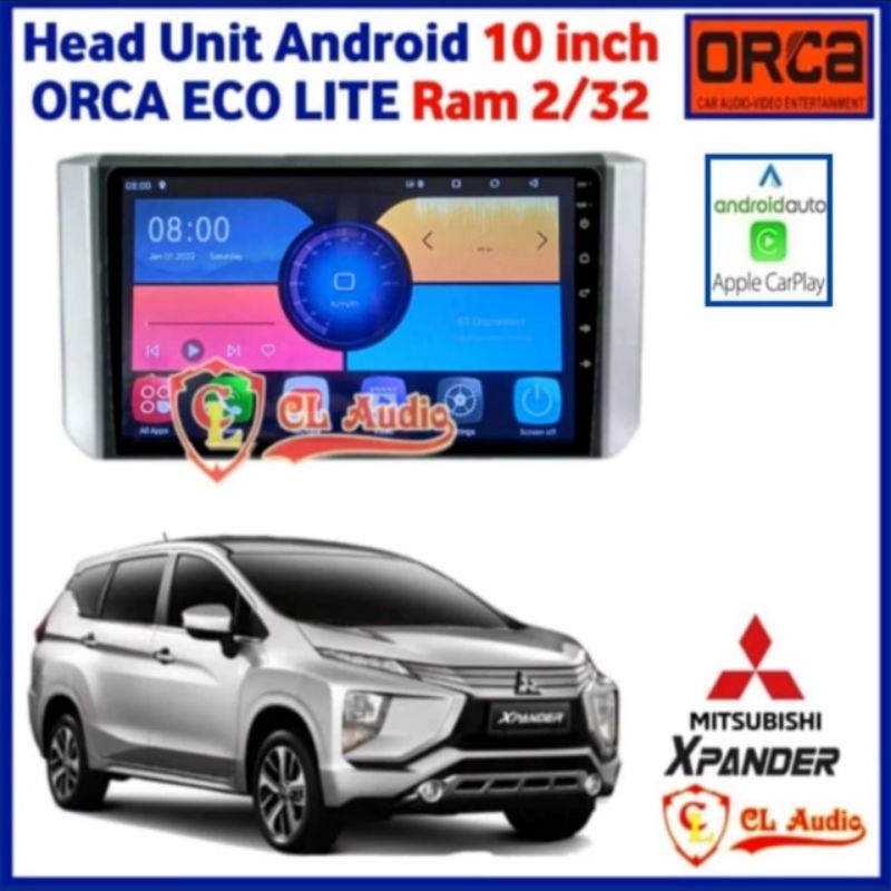 Jual Head Unit Android Orca Eco lite 10 Inch Xpander/All-new Livina Ram ...