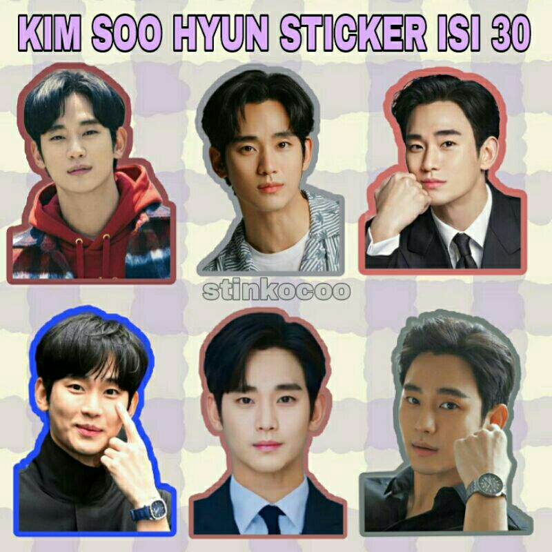 Jual [30PCS] STICKER KIM SOO HYUN / QUEEN OF TEARS ISI 30 STICKER ...