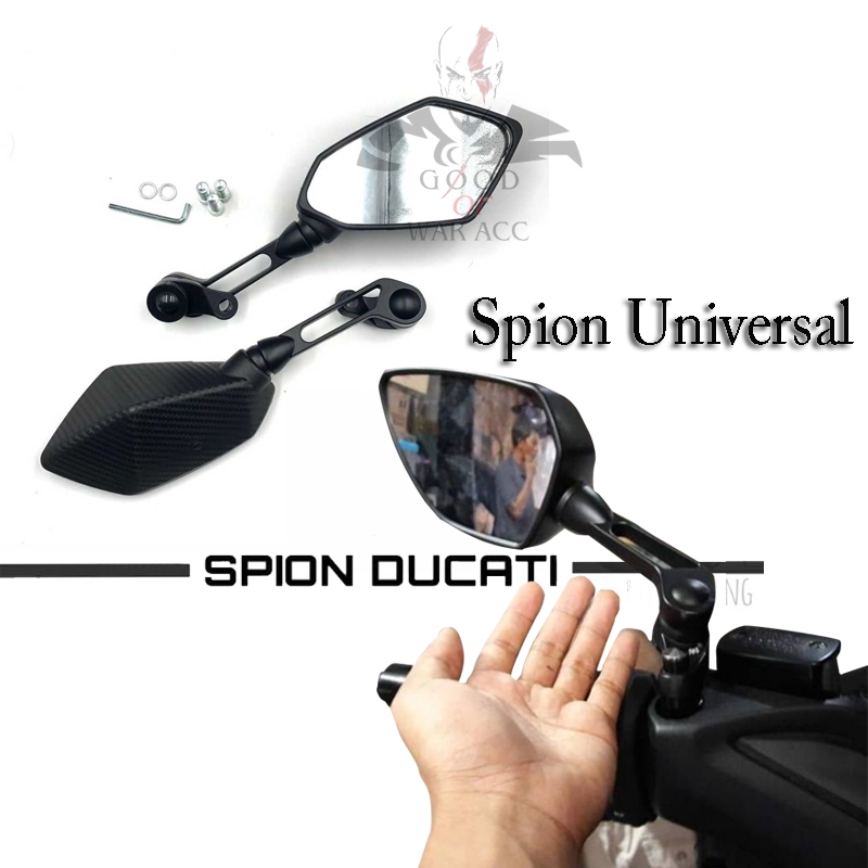 Jual SPION DUCATI NMAX ADV AEROX PCX XMAX XEON BEAT VARIO PNP UKURAN ...