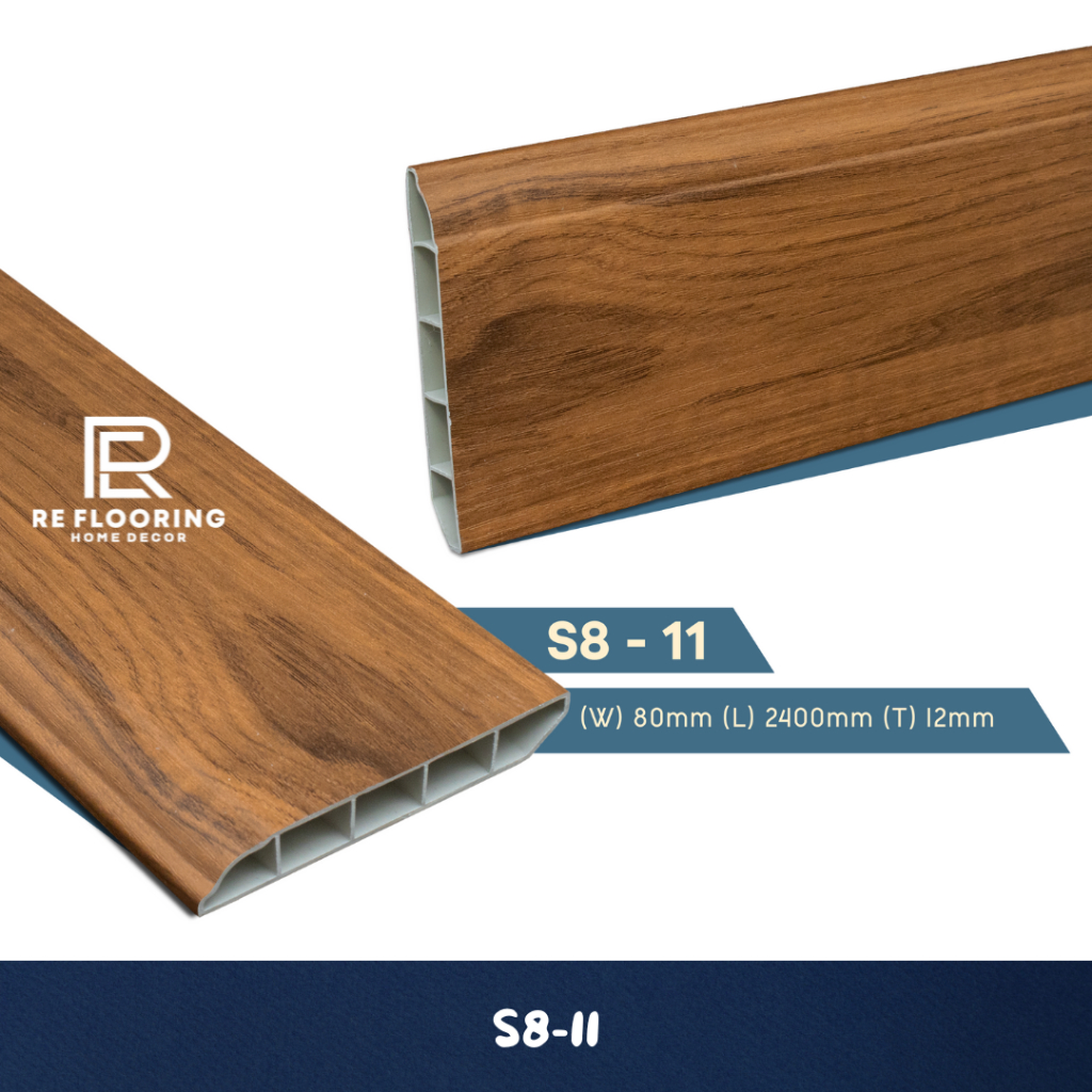 Jual Plint 8 Cm PVC - List Flooring / Skirting Lantai Vinyl SPC ...