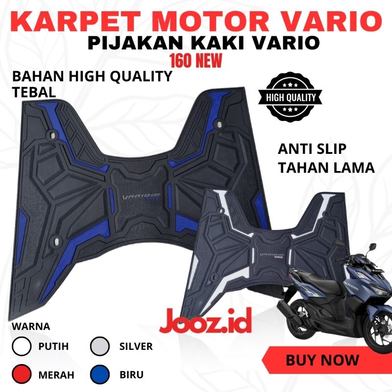 Jual KARPET VARIO 160 ABS CBS PIJAKAN KAKI DEPAN MOTOR HONDA CLICK 2022 2023 ALAS KAKI VP ...