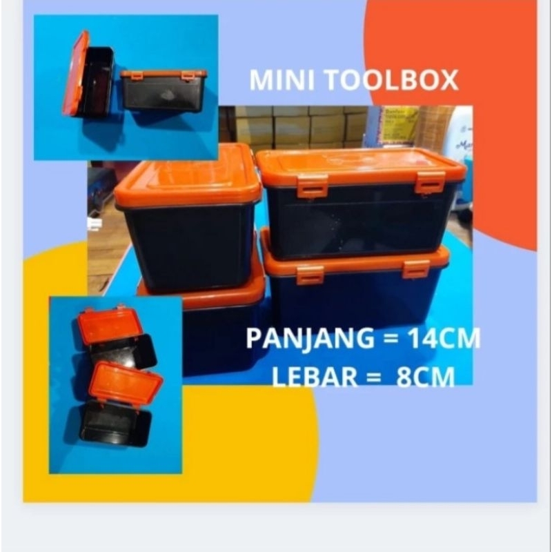 Jual mini toolbox serbagunauntuk tempat seal,baut,mur dan lain ...