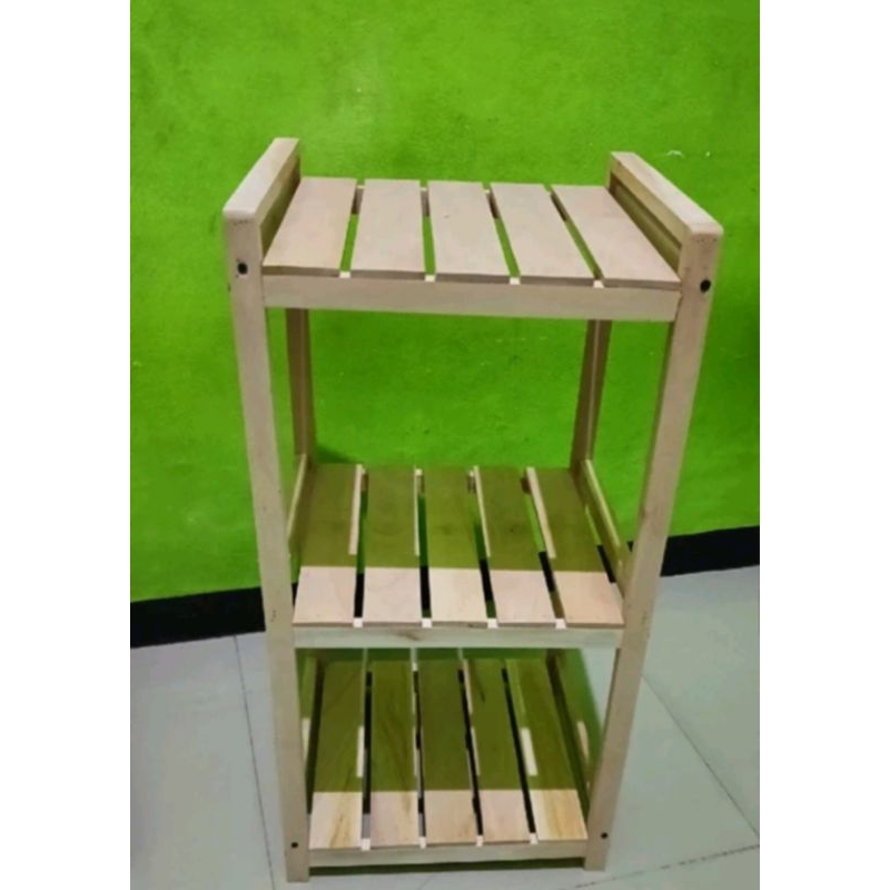 Jual rak dispenser 3 susun/rak 3 susun mejikom/rak 3 susun serbaguna ...