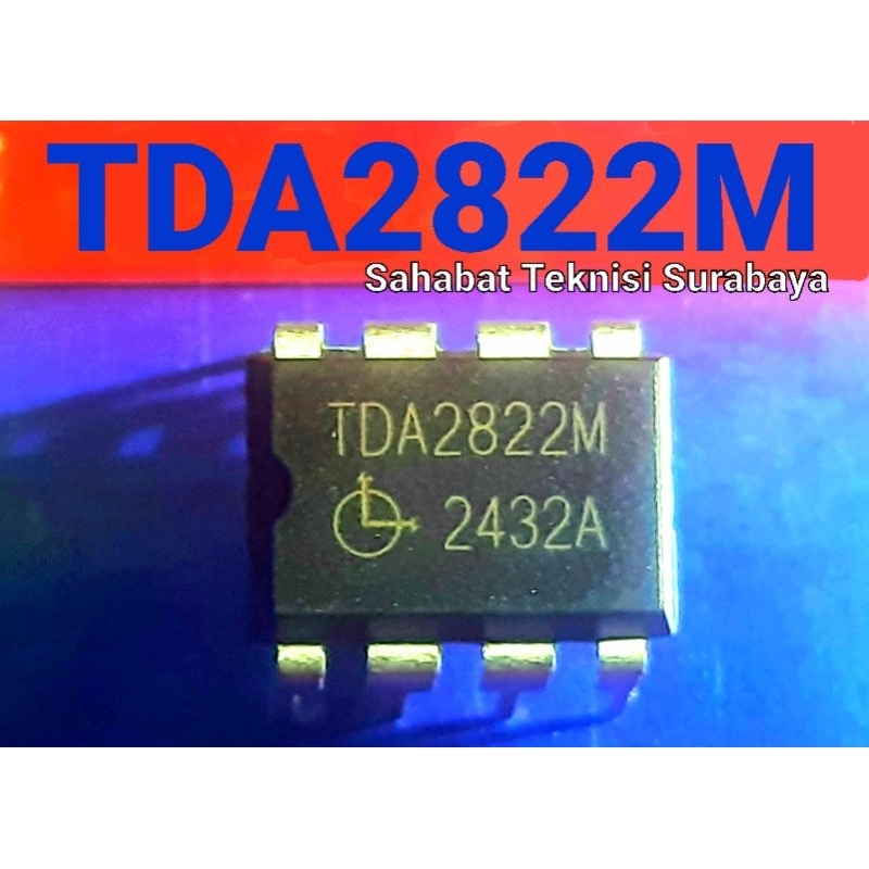 Jual TDA2822 DIP-8 TDA 2822 TDA2822M TDA2822 IC dual audio amplifier ...