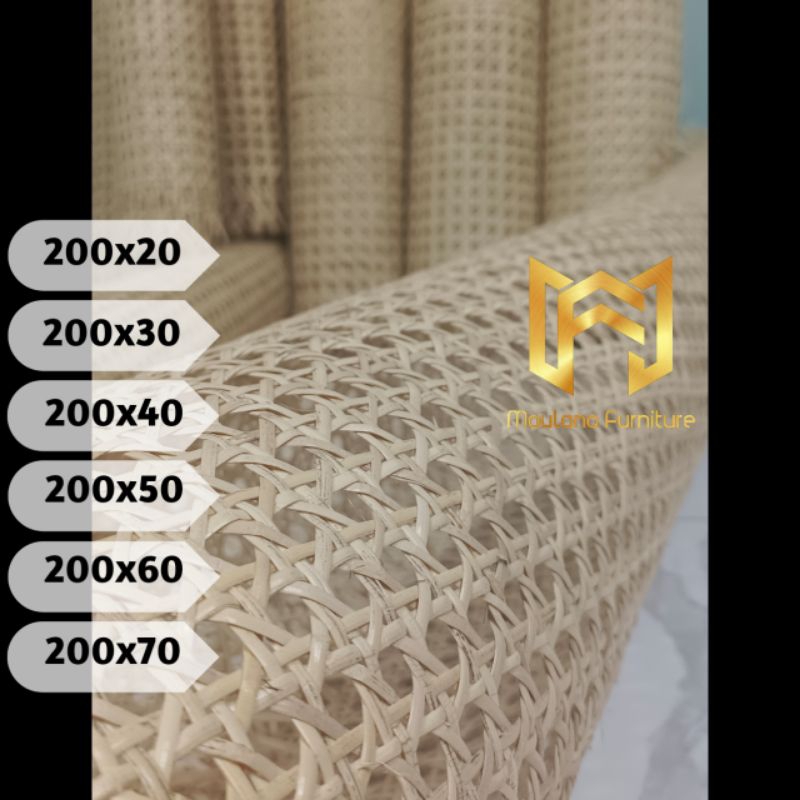 Jual anyaman rotan lembaran motif bulat kembang tanjung | Shopee Indonesia
