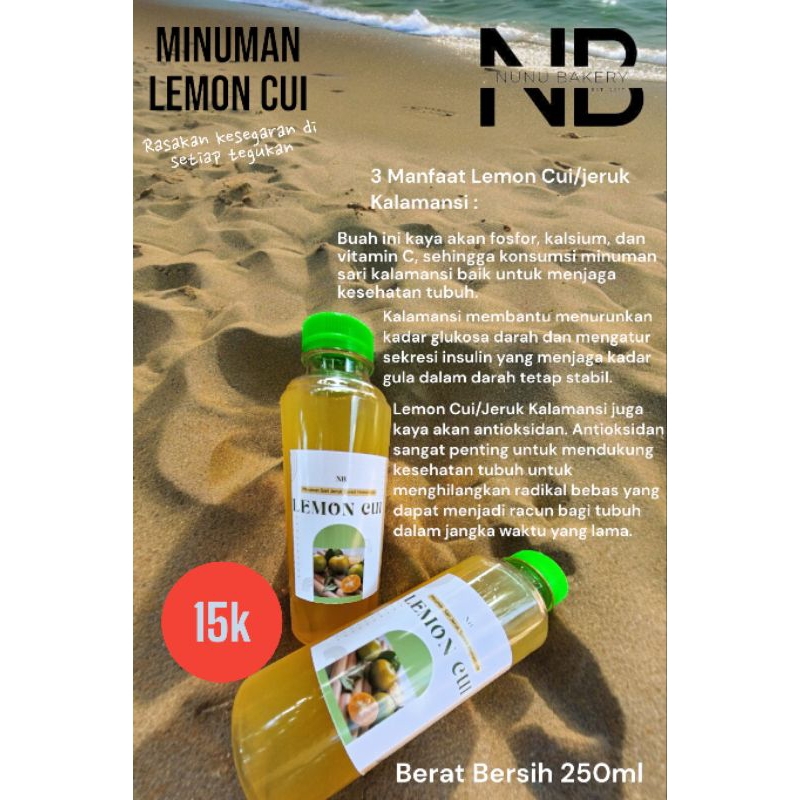 Jual NB Minuman Lemon Cui 250 ml | Shopee Indonesia
