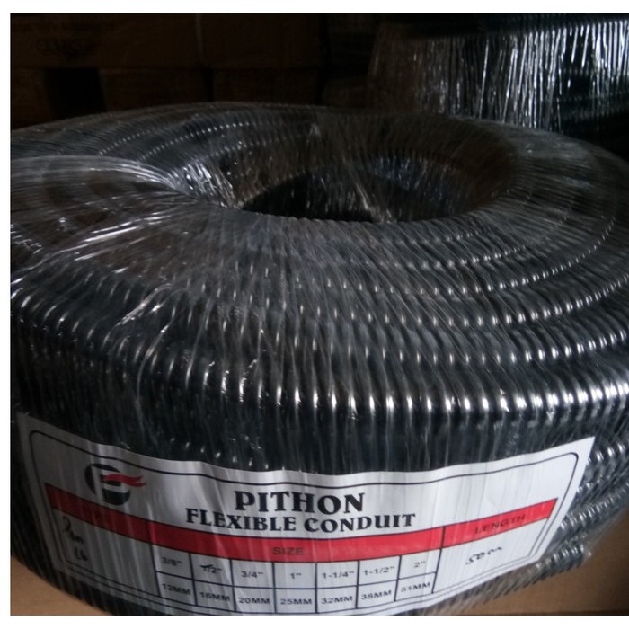 Jual ROLL Flexible Metal Conduit fleksibel ANACONDA PYTHON 1” Galvanis ...