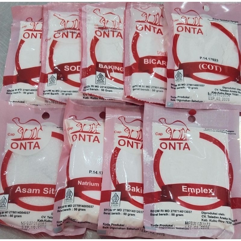 Jual BAHAN KUE SP/TBM/OVALET/EMPLEX/BAKING SODA/BENZOAT/ASAM SITRAT/COT ...