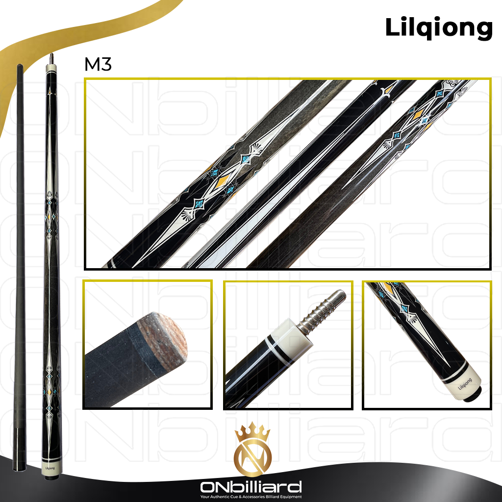 Jual Lilqiong / LS HT8-M Series Cue Stick Billiard Carbon Play 12.5mm Low Deflection M1 M2 M3 M4 ...