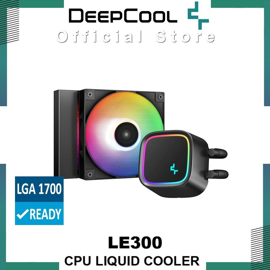 Jual CPU Cooler - Deepcool LE300 6 Color LED Liquid Cooler Support ...