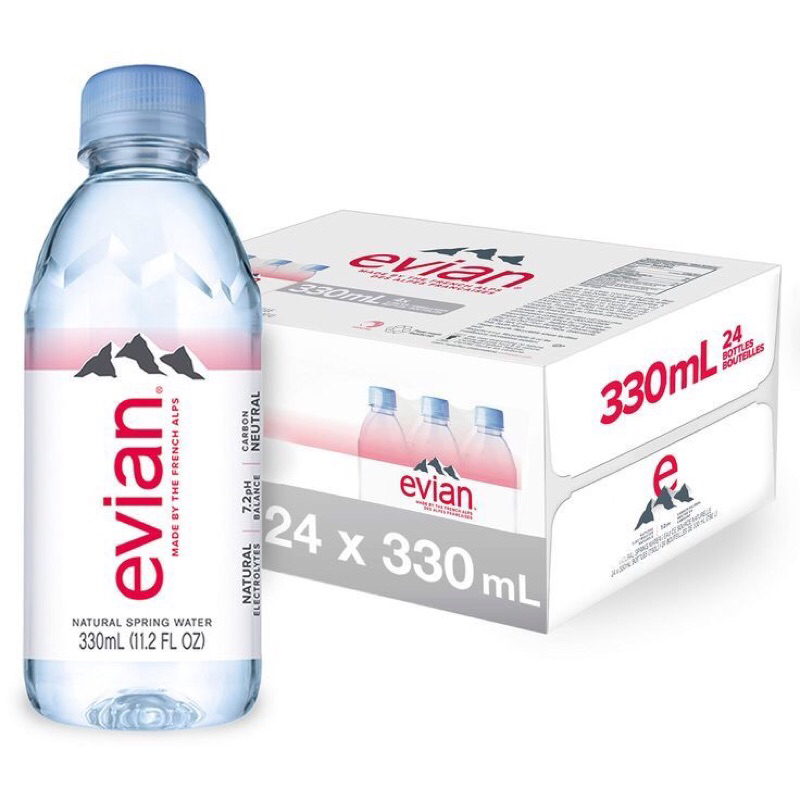 Jual Evian Mineral Water 330mL & 500mL | Shopee Indonesia