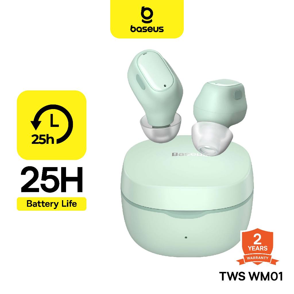 Jual BASEUS TWS WM01 True Wireless Bluetooth Earphone Mini Earbuds ...