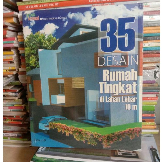 Jual BUKU 35 DESAIN RUMAH TINGKAT DI LAHAN LEBAR 10 M | Shopee Indonesia