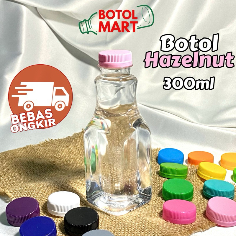 Jual BOTOLmart - BOTOL HAZELNUT JUICE 300ML (82 PCS) - KIRIM MAX H+1 ...