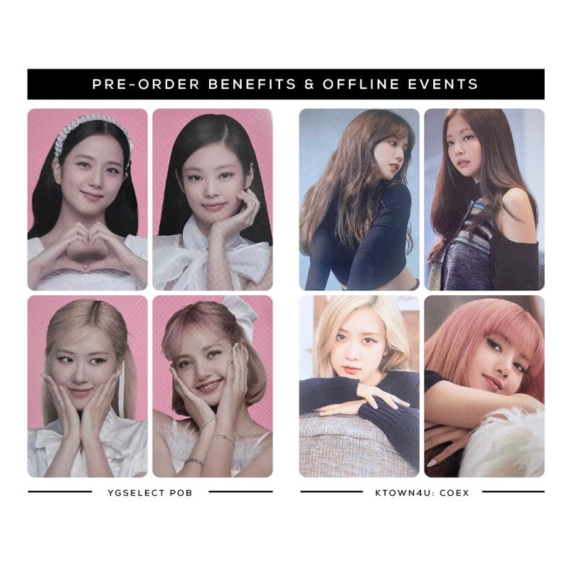 Jual Photocard Blackpink POB The Game YG Offline Ktown COEX jisoo ...