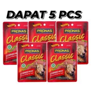 Jual Pronas Kornet Sapi Sachet 50gr dapat 5pcs | Shopee Indonesia